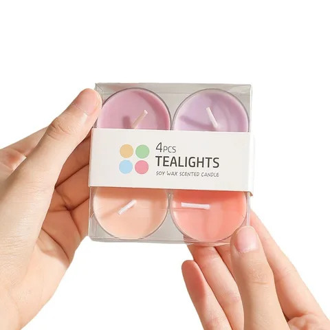 Buy Jinmai Decorative Candle Set Luxury Pvc Package Soy Wax Christmas ...