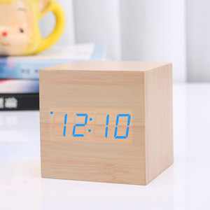 Buy Led Wood Clocks Analog 2300mah Rechargeable Digital Clock from ...