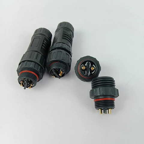 Buy M16 Threaded Wire Outdoor Cable Street Light Aviation Plug Joint ...