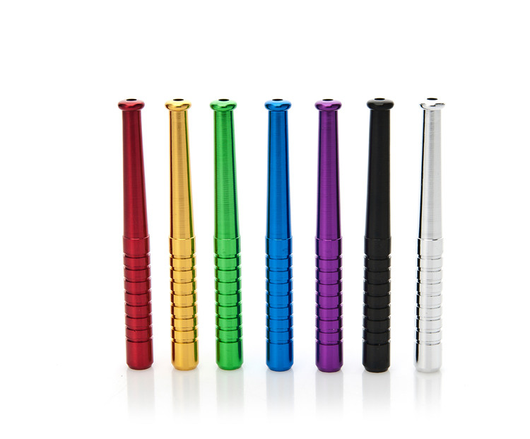 Buy Metal Aluminum Baseball Bat Shape 78mm Length Dugout Weed Pipes ...