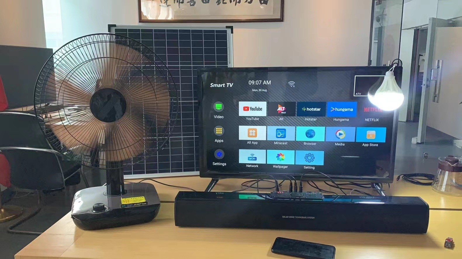 Buy Mini Off-grid Solar Powered System Kits With Home Appliances And ...