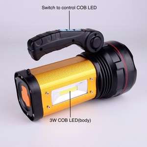 Buy Multifunctional Cob Led Rechargeable Powerful Camping Searchlight ...