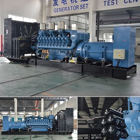 Buy New Open Genset 2mw Manufacturrers Mtu 16v4000g23 500kva 4000 ...