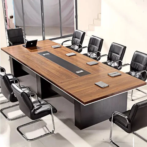 Buy One Board Detachable Wood Grain Panel Office Conference Table from ...