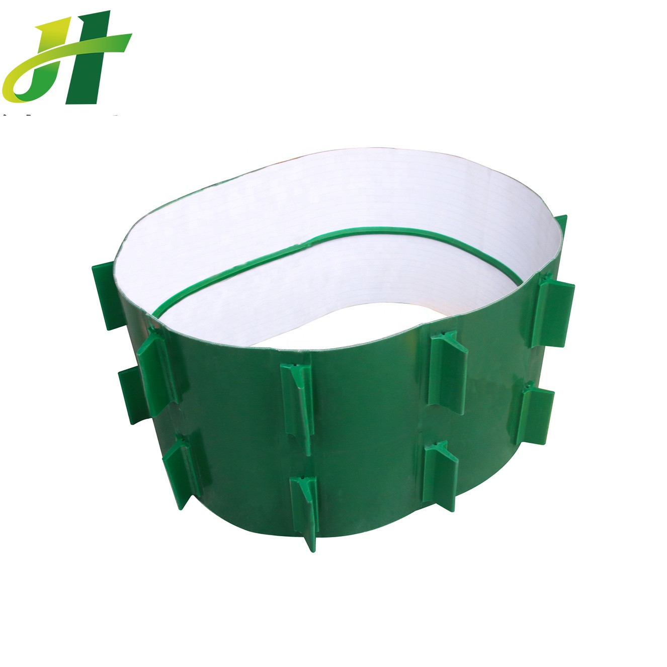 Buy Pvc Green Special Baffle Guide Bar Conveyor Belt Customized ...