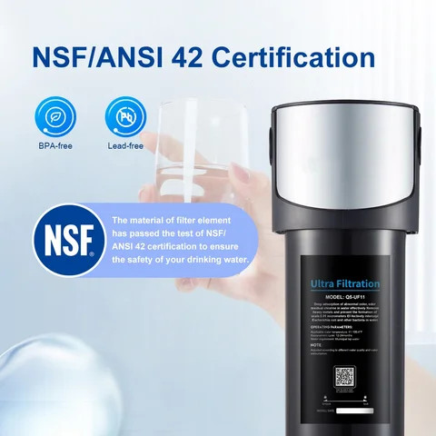 Buy Q5-5in1 11 Inch Under Table Water Filter Directly Connected To The ...