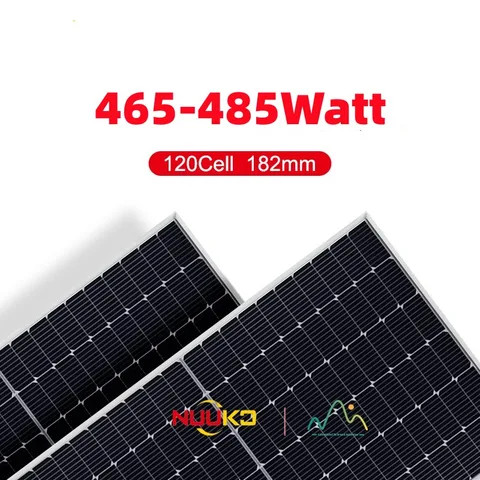 Buy Topcon Nkm-120 182mm 465-485w Bifacial Solar Panels N-type Mono Pv ...
