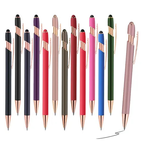 Buy Wholesale Custom Ballpoint Pen Personalized 2-in-1 Stylus Pen Touch ...