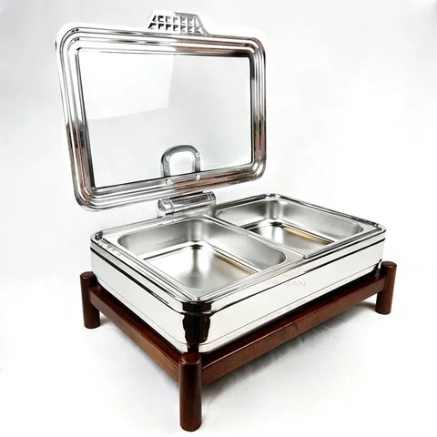 Buy Yitian Hydraulic Visual Food Thermal Stainless Steel Buffet Set ...