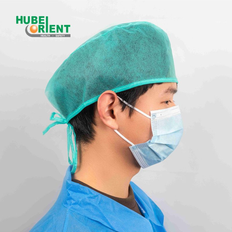 Buy Disposable Medical Doctor Cap With Handmade Ties At Back from Ammex ...