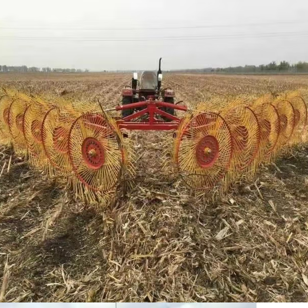 Buy Rotary Hay Rake Tractor Pto-driven 3 Point Hydraulic Finger Wheel ...