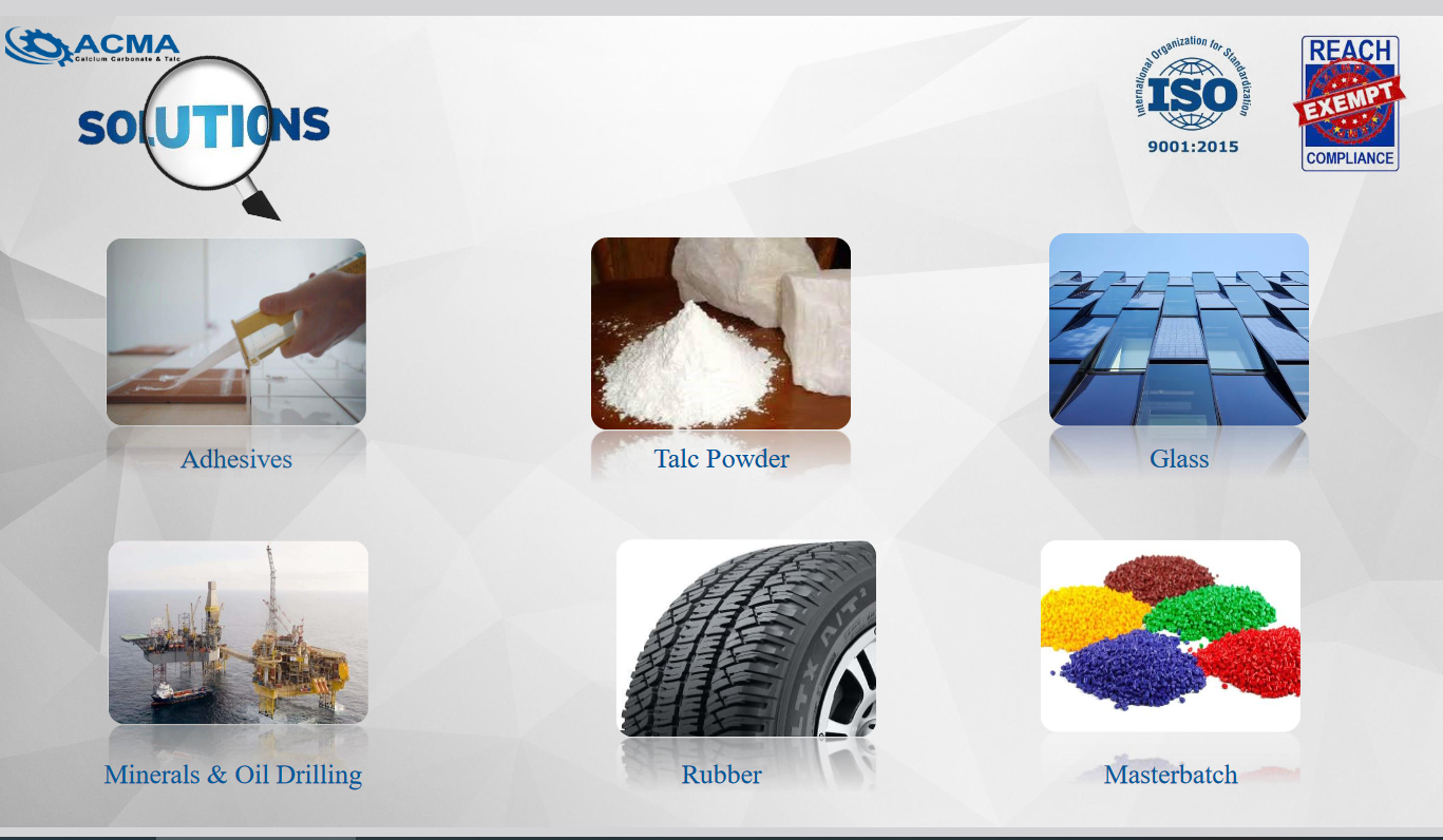 Buy Calcium Carbonate And Talc Powder from Acma for Chemicals and ...