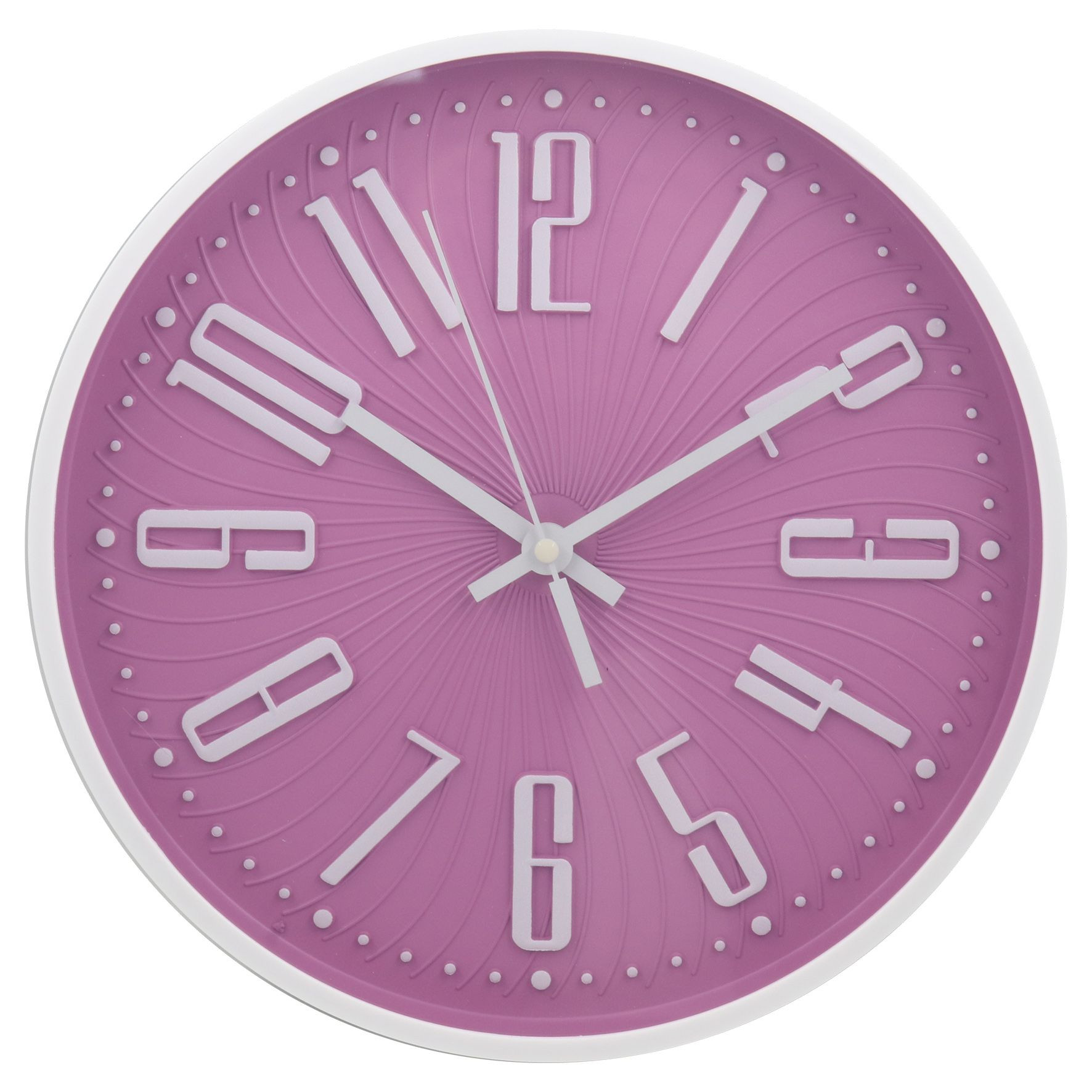 Buy Plastic Wall Clock 12 Inch Battery Operated Decorative Clocks-2 ...
