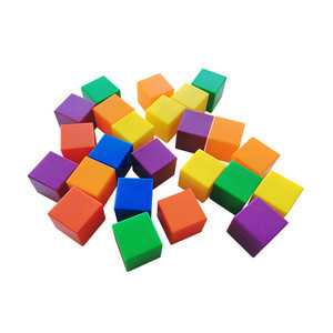 Buy 1 Inch Hollow Plastic Cube Building Block Educational Manipulative ...