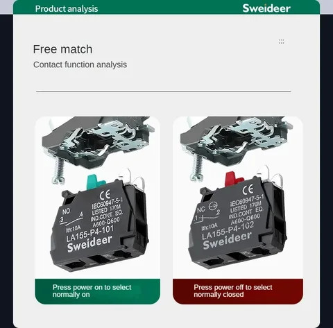 Buy 22mm Emergency Stop Momentary Latching Push Off Switches With Key ...