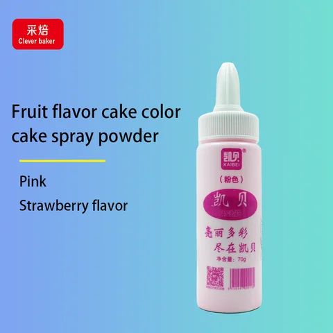 Buy 70g Food Coloring Powder Pink Strawberry Flavor Food Grade Colorant ...