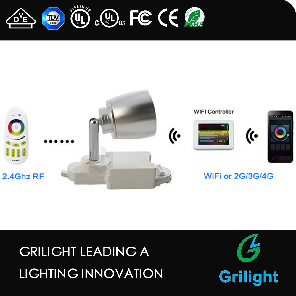 Buy 7w Smart Wifi Remote Controlled Rgbcw Rgbww Led Track Light Bulb ...