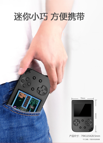 Buy 8 Bit Retro Game Player Handheld Game Console With 500 Classic ...