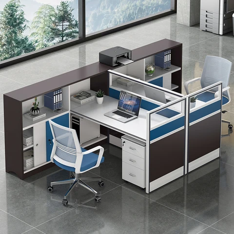 Buy 8 People Office Desk Shared Modern Partner Workstation from Foshan ...