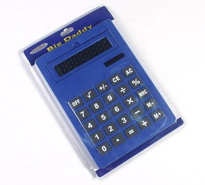 Buy A4 Size Big Calculator Elder People Large Button Solar 8 Digit ...