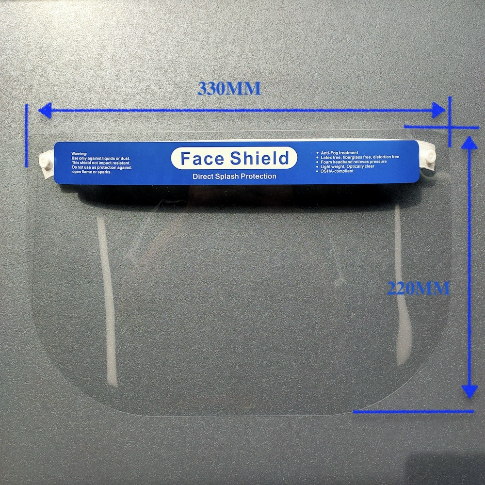 Buy Adjustable Big Transparent Plastic Full Half Eye Cover Shields ...