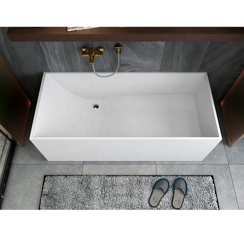 Buy Artificial Stone Bathtub Solid Surface Bathroom Tub Freestanding ...
