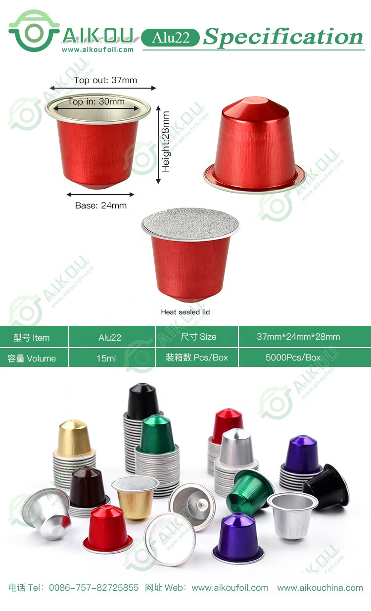 Buy Capsule Packaging Milk Capsules For Coffee Nespresso Capsule ...