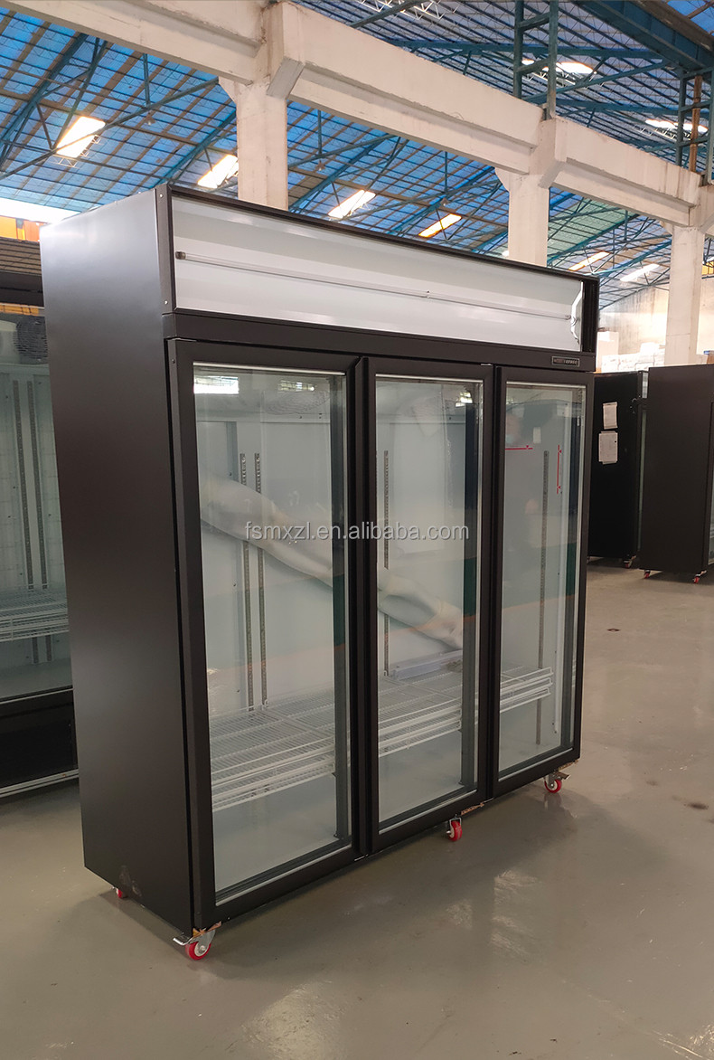 Buy Commercial Deep Freezer Commercial Mobile Display Cabinet 3 Doors ...