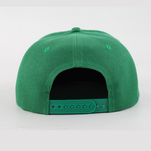 Buy Custom 3d Embroidery Logo Snapback Cap Acrylic Wool Material Flat ...