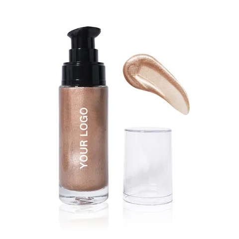 Buy Custom Logo Liquid Shimmer Face Body Highlight Makeup Cosmetics ...