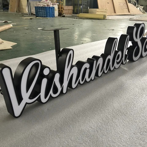 Buy Custom Wall 3d Logo Sign Custom Stainless Steel Signs For Business ...