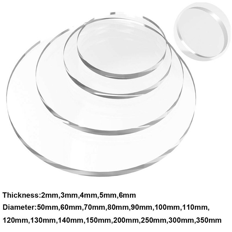 Buy Customized Clear Acrylic Round Circle Disc For Cake Decoration from ...