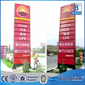Buy Customized Led Gas Price Pylon Sign Gas Station Oil Price Led ...