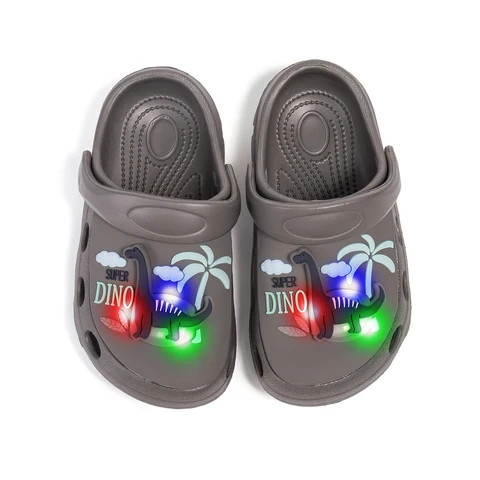 Buy Cute Kids Garden Clogs Dinosaur Charms Comfortable Breathable ...