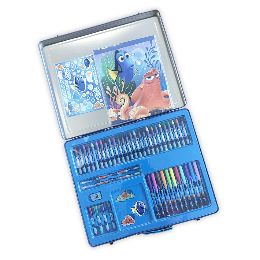Buy Deluxe Art Set For Kids School Set Stationery Cartoon Box Paint ...