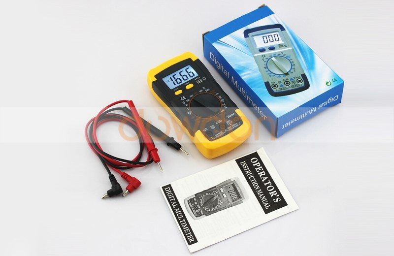 Buy Dmm Digital Multimeter A830l Ammeter Multitester Voltmeter Ohmmeter ...