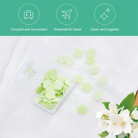 Buy Eco-friendly Hand Washing Tablet Petal Shaped Soap Water Soluble ...