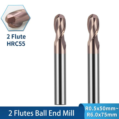 Buy End Mill Cnc Machine Tool Integral Carbide Cutter Ball End Mill For ...