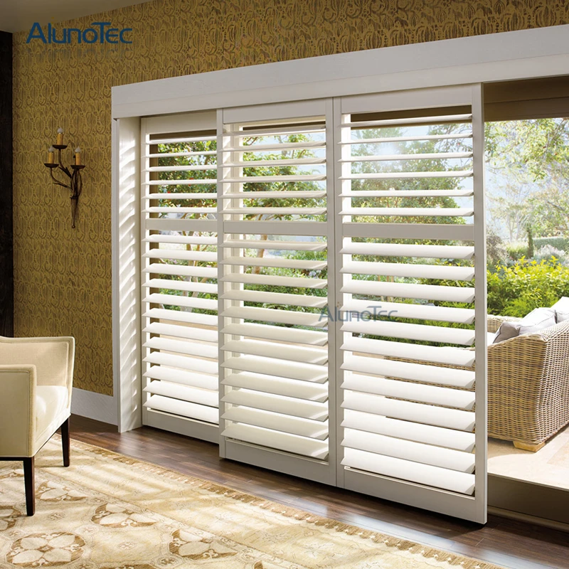 Buy Factory Custom Interior Bi-fold Aluminium Window Shutters from ...
