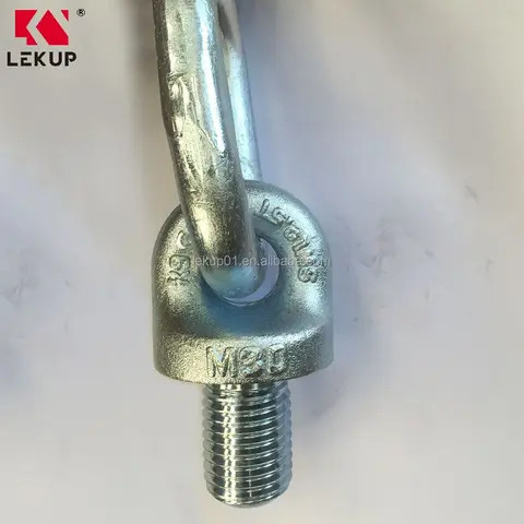 Buy Factory Galvanized M20 Eye Bolts With Links To Bs4278 Galvanized ...
