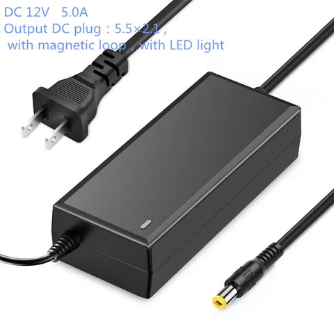 Buy Factory Price Dc12v 5.0a Magnetic Loop Desktop Power Adapter Power ...