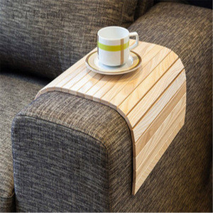 Buy Factory Support Custom Bamboo Couch Sofa Arm Rest Wrap Tray Table ...