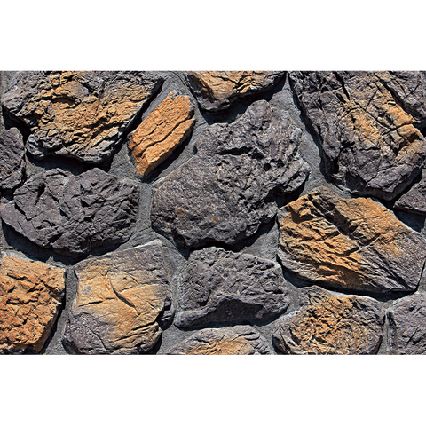 Buy Faux Black Lava Stone Wall Cladding For Gargening Volcanic Rock ...