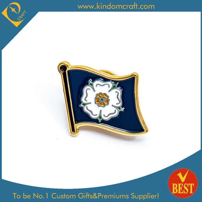 Buy Flower Flag Pin Badge With Baking Finish From China from Zhongshan ...