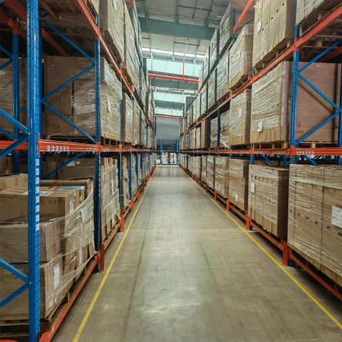 Buy Heavy Duty 4 Tier Selective Pallet Rack Corrosion Protection Steel ...