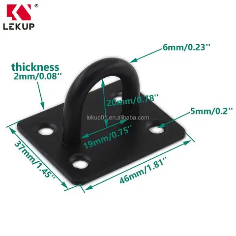 Buy Heavy Duty Wall Mount Ring Hooks Marine Hardware Staple U Hook Loop ...