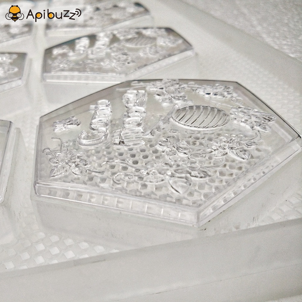 Buy Hexagon Shaped Plastic Comb Honey Beehive Frames And Cassettes Set ...