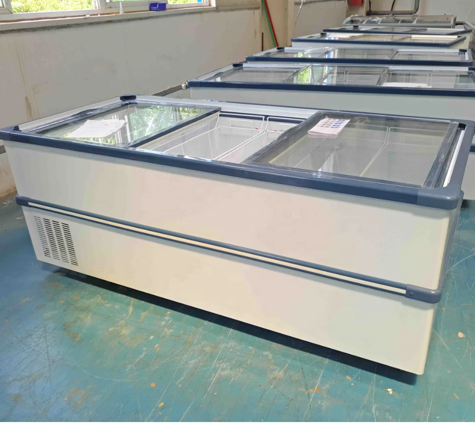 Buy Horizontal Deep Freezer Frozen Food Display Deep Freezer from ...