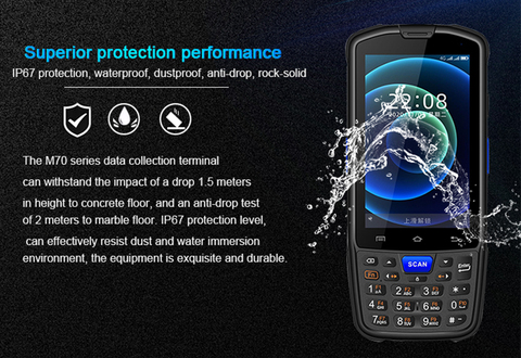 Buy Industrial Rugged Handheld Data Collector Wireless 4g Mobile Data ...