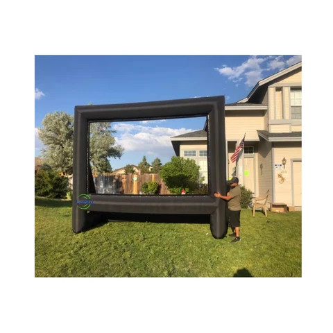 Buy Inflatable Tv Screen Outdoor Open Air Backyard Inflatable Movie ...